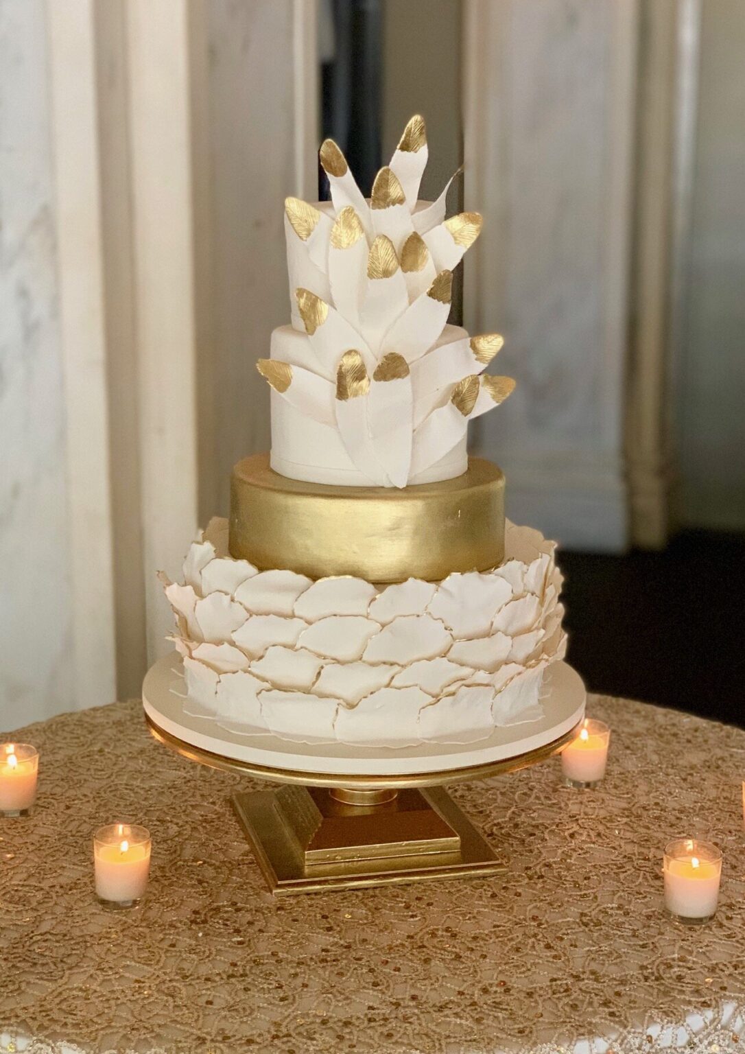 Signature Cakes - Frosted Pumpkin Wedding Cakes